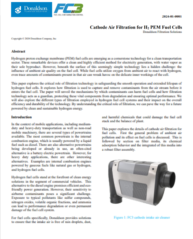 Donaldson Cathode Air Filtration Solutions